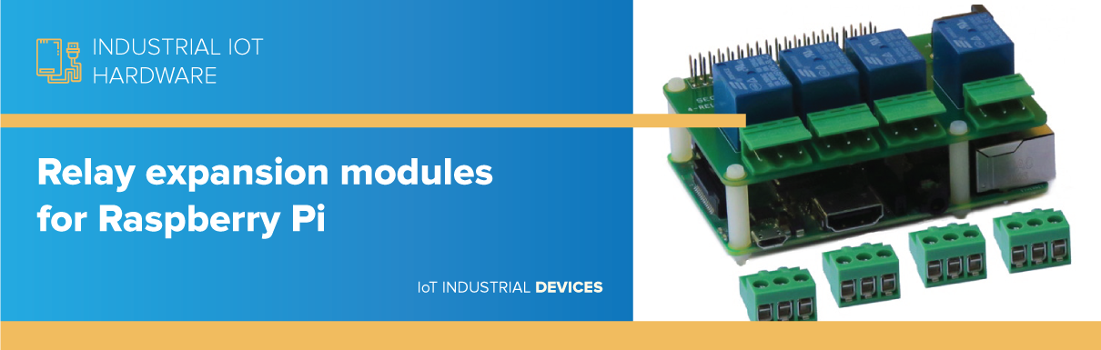 Relay expansion modules for Raspberry Pi - IoT Industrial Devices